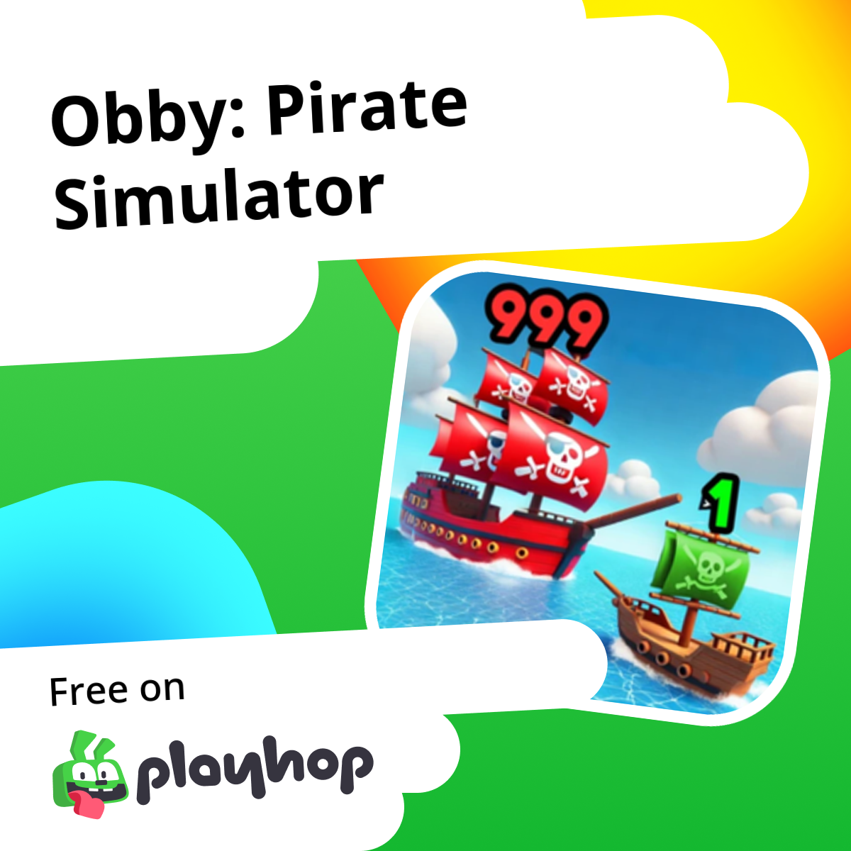 Obby: Pirate Simulator (by 4FUNGames): Play Online For Free On Playhop