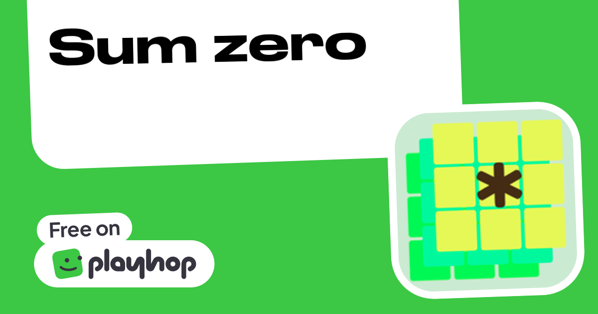Sum zero (by Bul'men'): Play Online For Free On Playhop