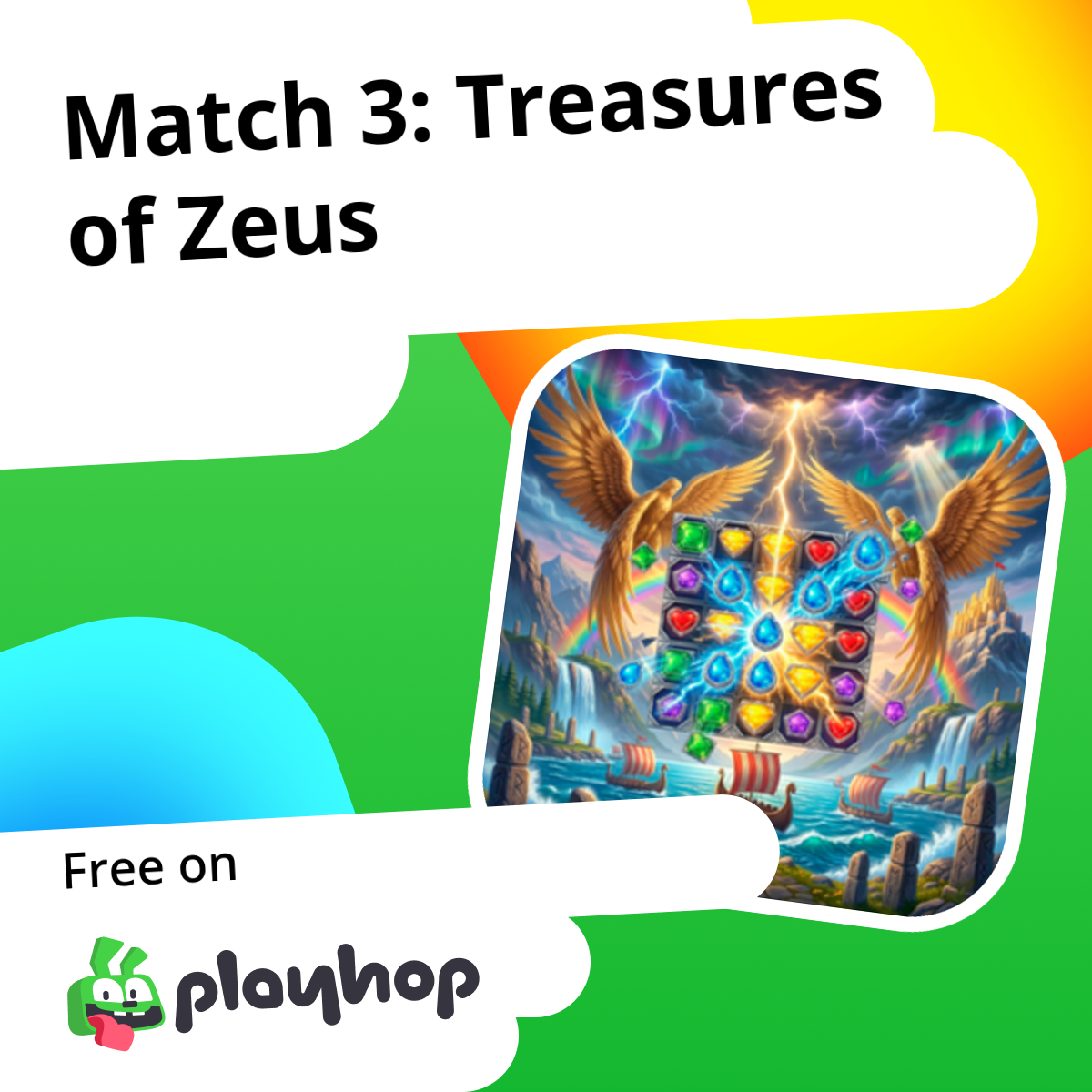 Match 3: Treasures of Zeus: Play Online For Free On Playhop
