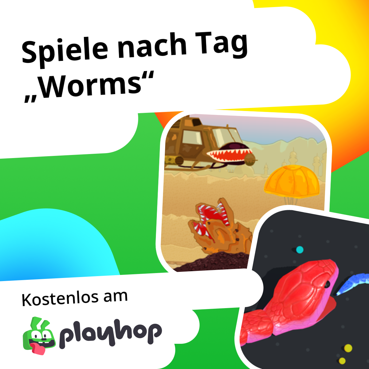Worms Spiele: Online Kostenlos Spielen auf Playhop