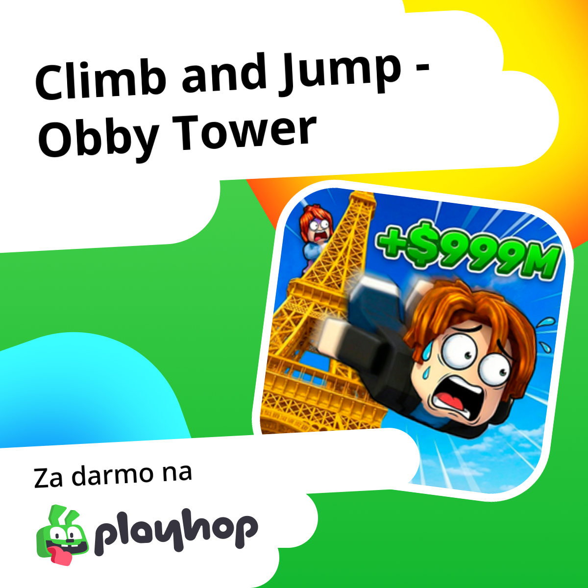 Climb and Jump - Obby Tower (autor: Andrushka Games): Graj online za darmo na Playhop