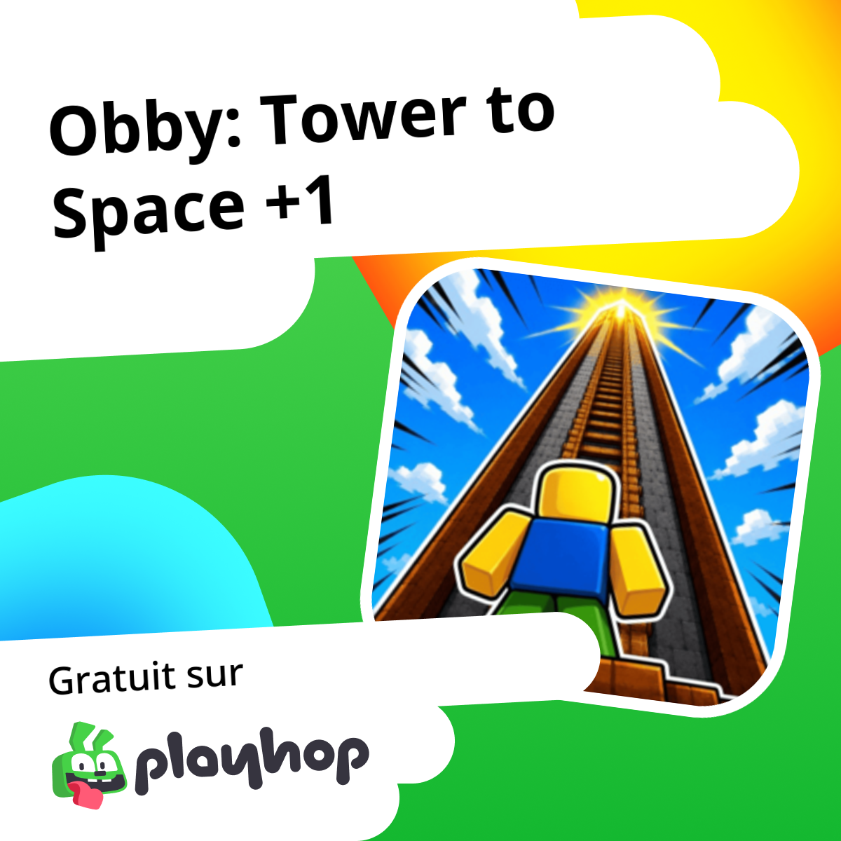 Obby: Tower to Space +1: Jouez en ligne gratuitement sur Playhop