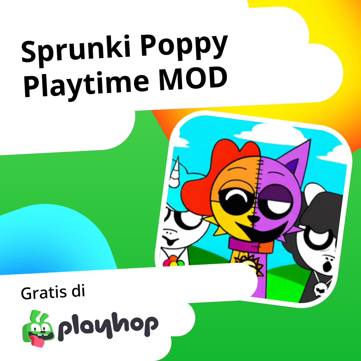 Sprunki Poppy Playtime MOD (oleh Atlas of Games): Mainkan Online Secara Gratis Di Playhop