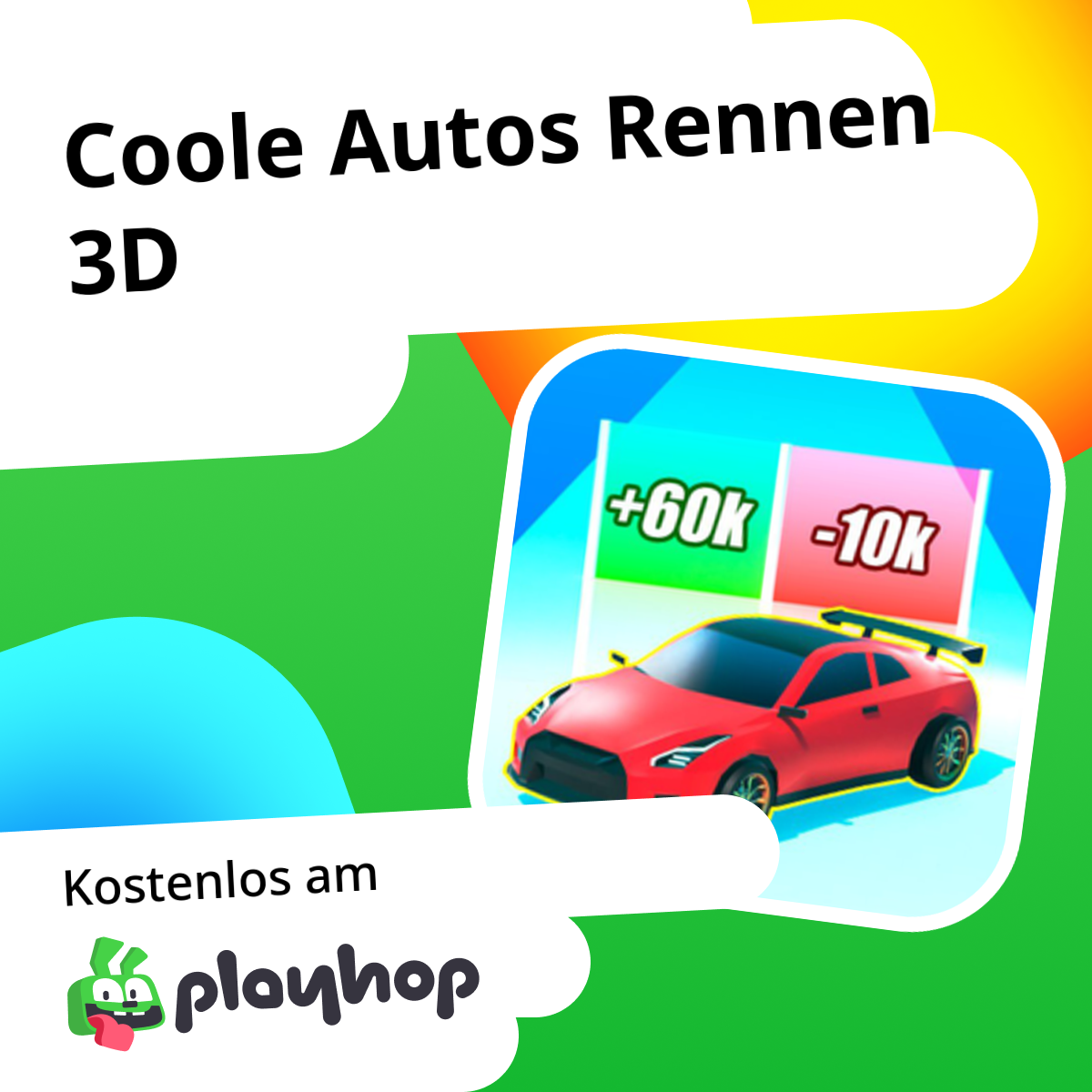 Coole Autos Rennen 3D (von C Games): Spiele kostenlos online auf Playhop