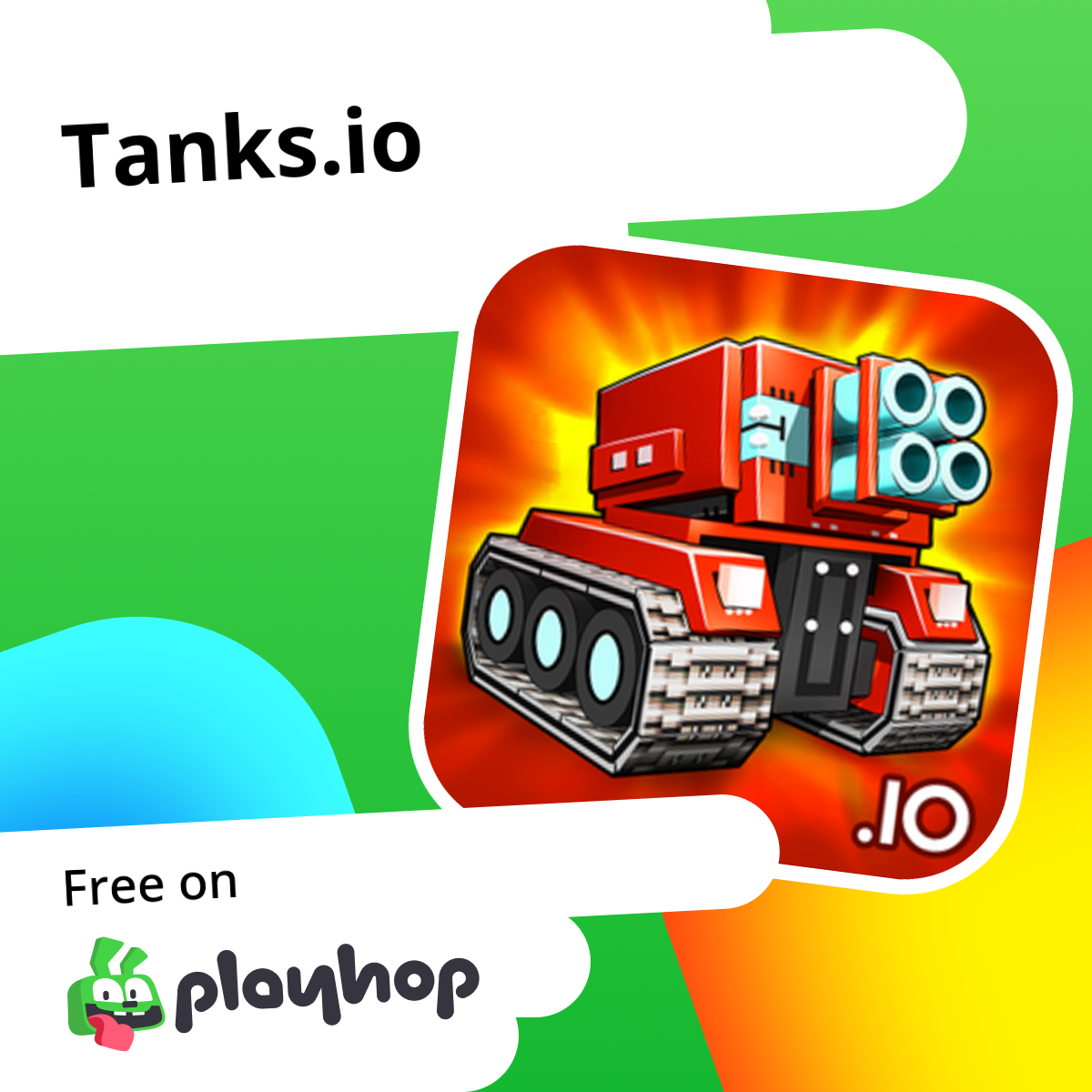 Tanks.io (توسط Best Games): بازی آنلاین به صورت رایگان در Playhop