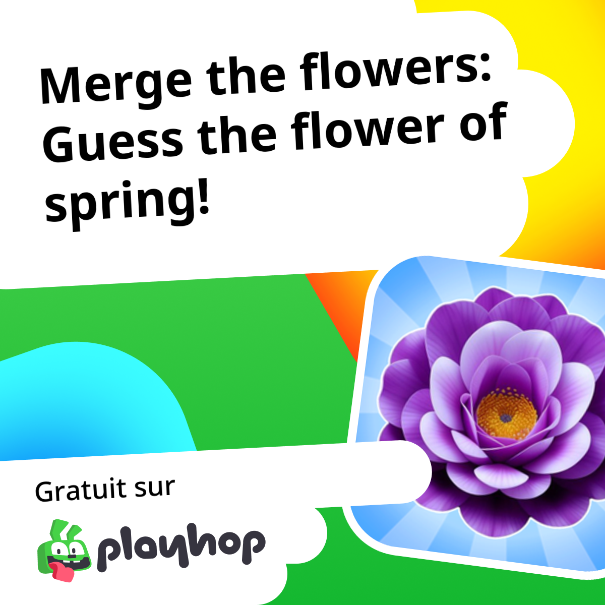 Merge the flowers: Guess the flower of spring! (par hyper.mighty.games ...
