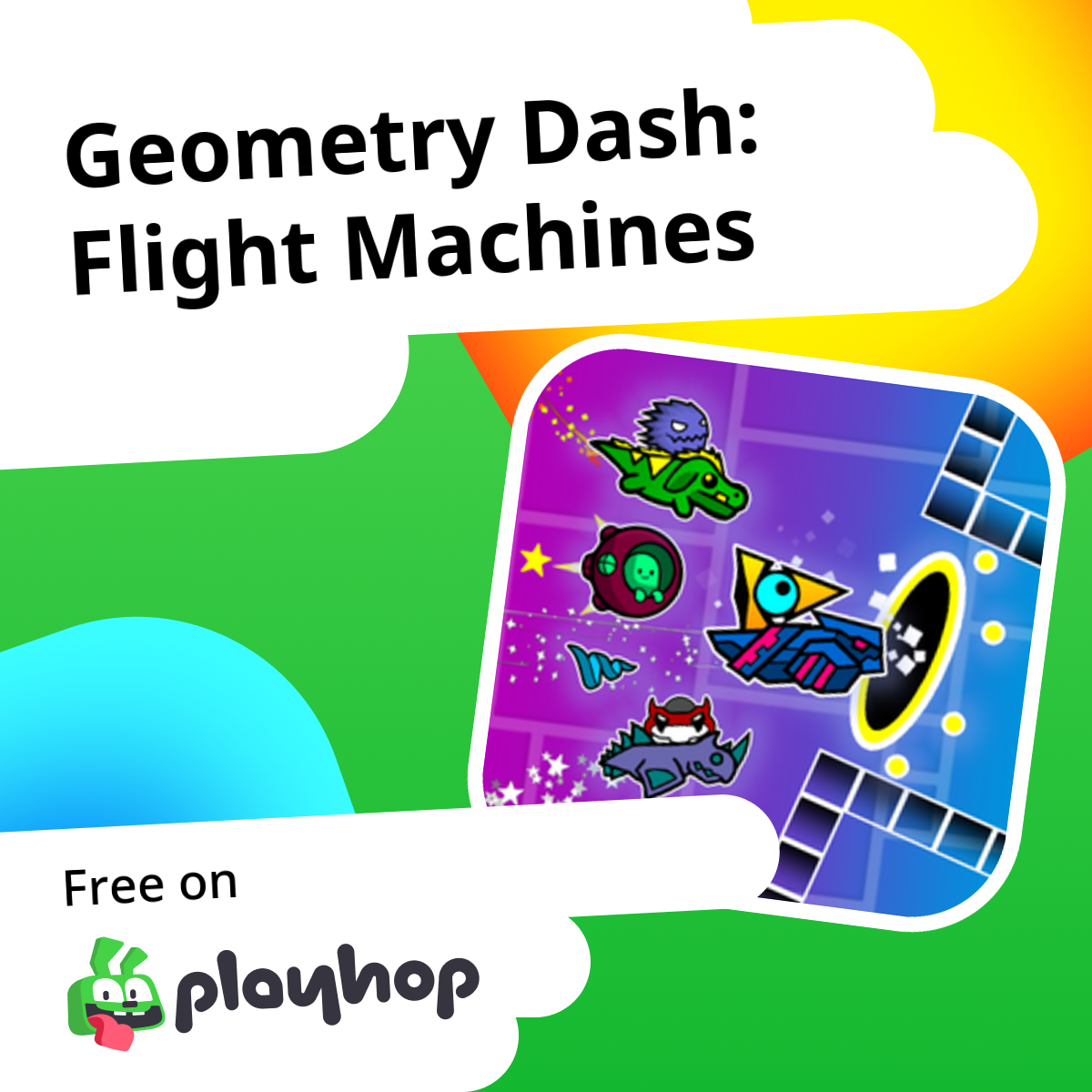 Geometry Dash: Flight Machines (by Technomix): Play Online For Free On ...