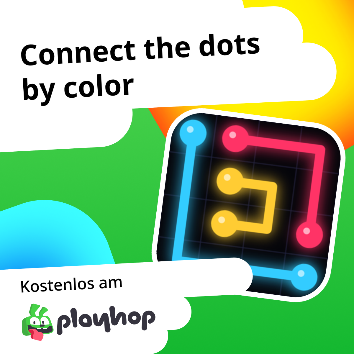 Connect the dots by color: Kostenlos online spielen auf Playhop
