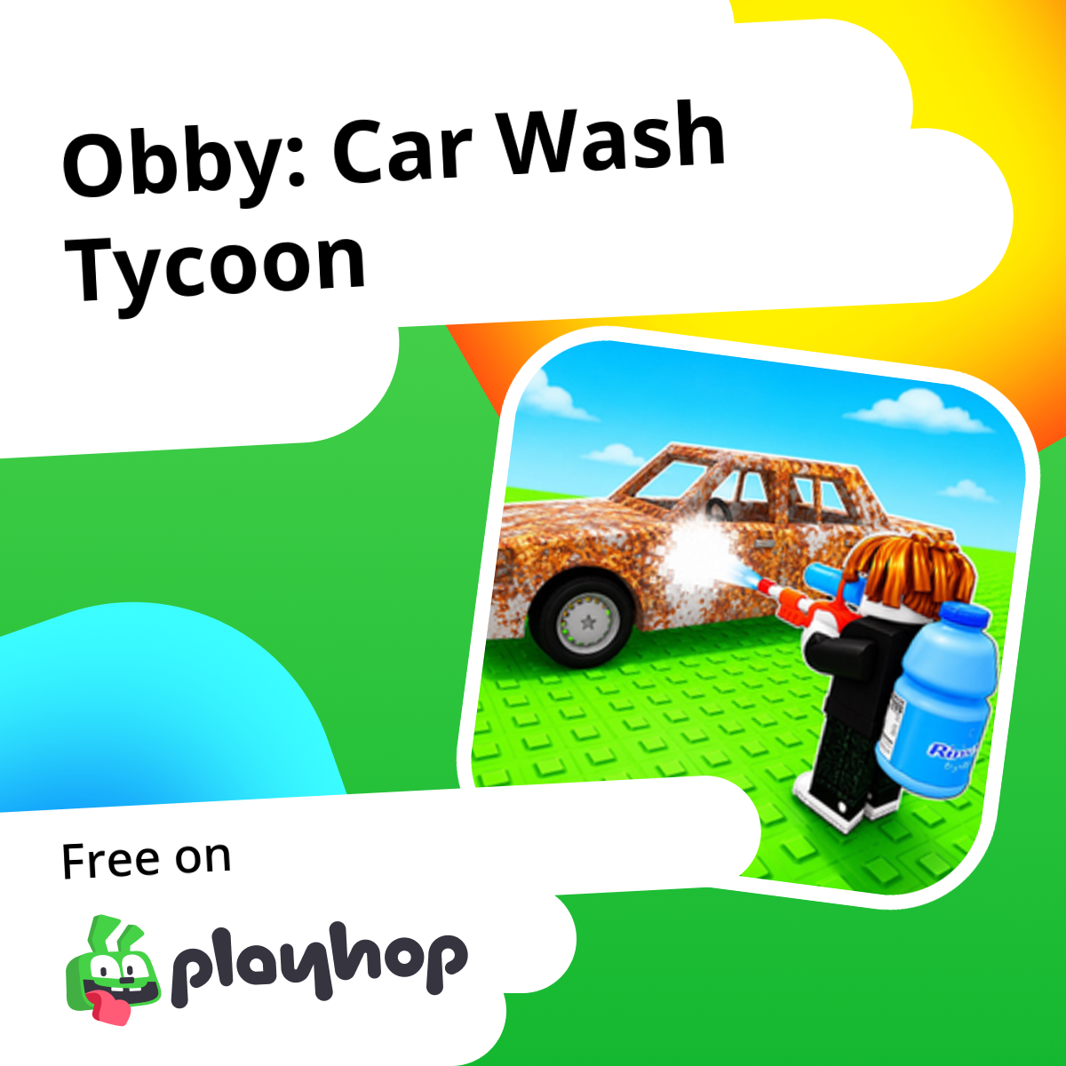 Obby: Car Wash Tycoon: Play Online For Free On Playhop