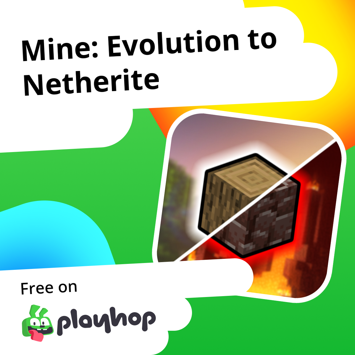 Mine: Evolution to Netherite (by Top igr): Play Online For Free On Playhop