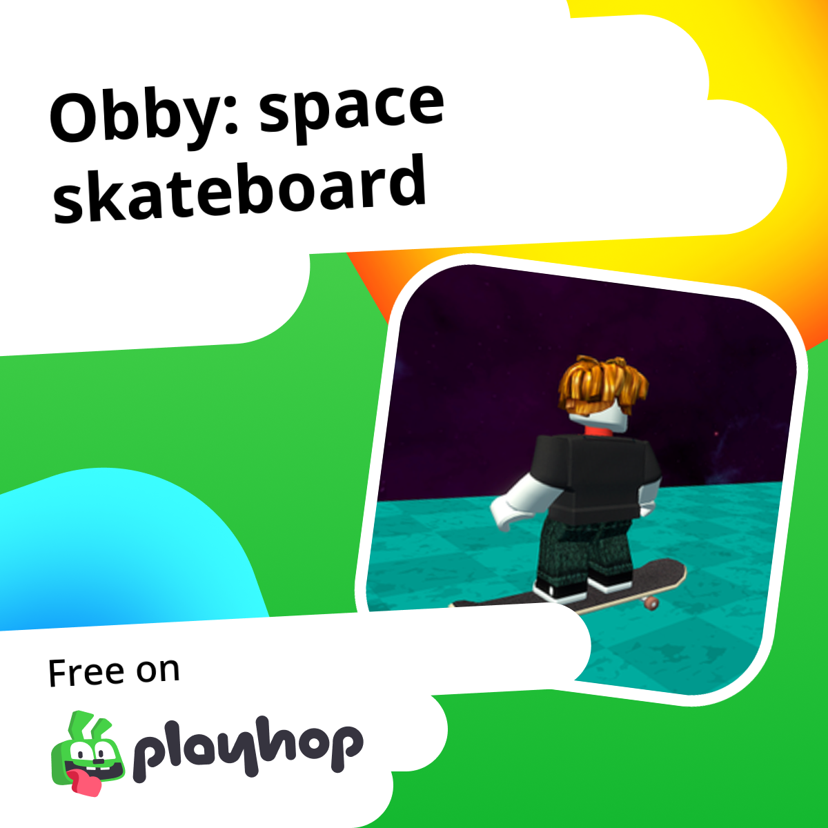 Obby: space skateboard (by Anhiry): Play Online For Free On Playhop