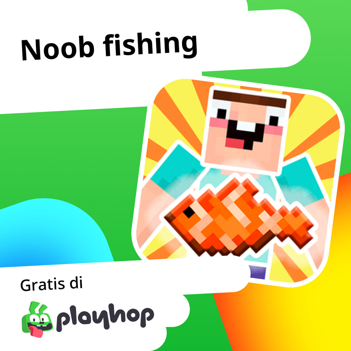 Noob fishing (oleh LL Game Comp): Mainkan Online Secara Gratis Di Playhop