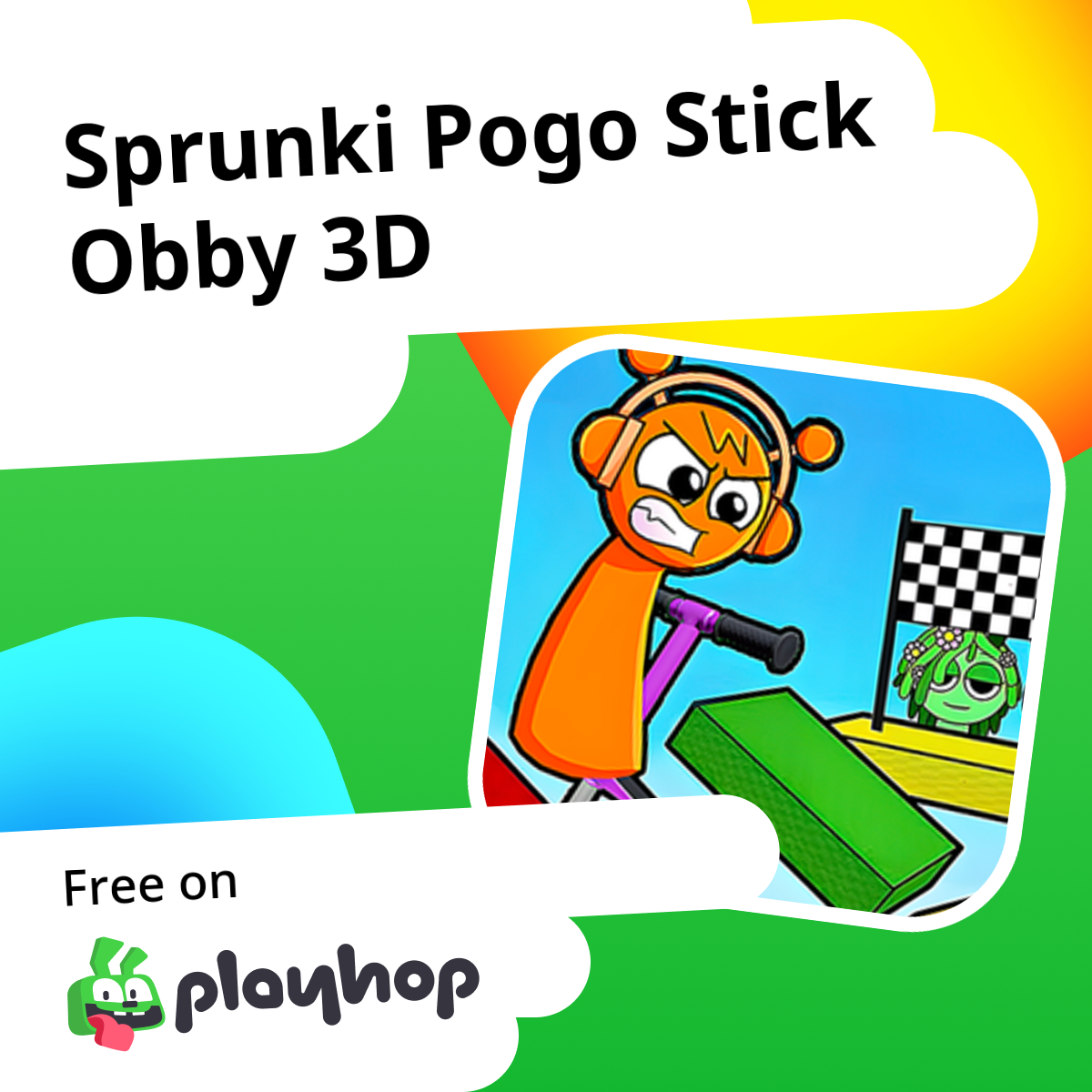 Sprunki Pogo Stick Obby 3D (by Vlad1): Play Online For Free On Playhop