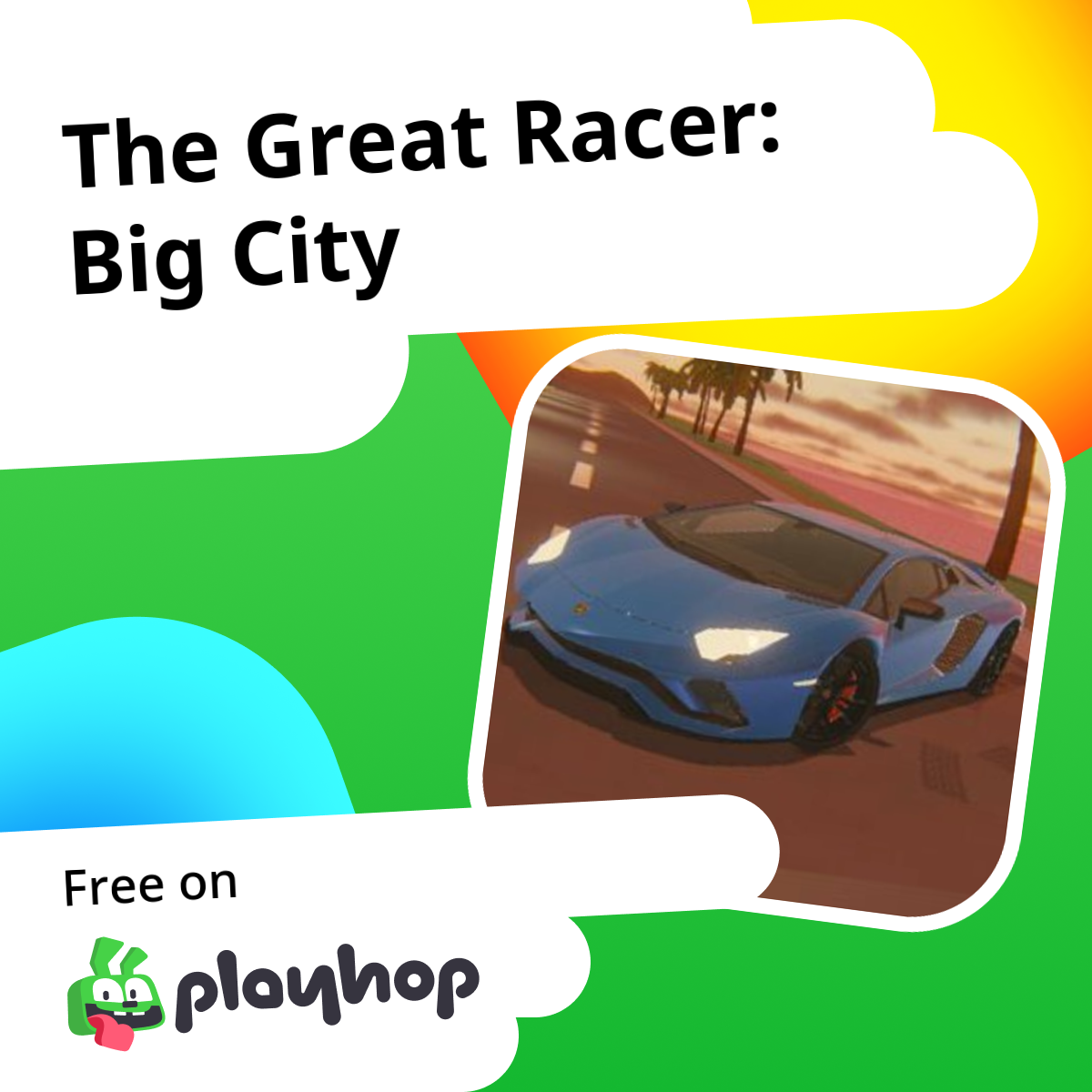 The Great Racer: Big City (על ידי BoxCo): לשחק באינטרנט בחינם ב-Playhop