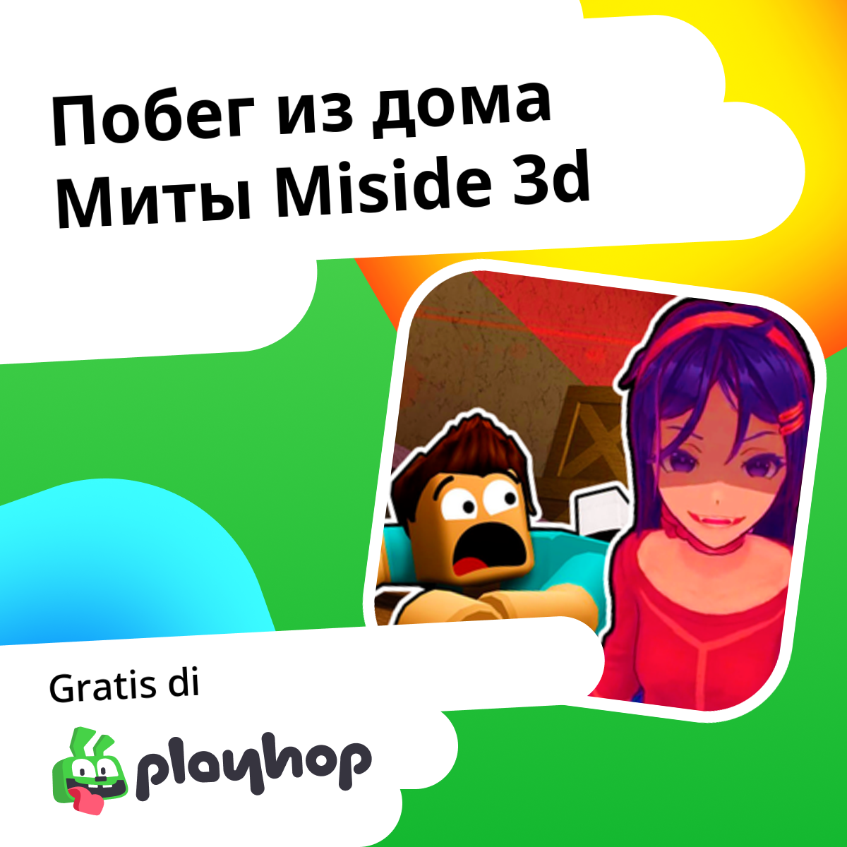 Побег из дома Миты Miside 3d (oleh MinerKa): Mainkan Online Secara Gratis Di Playhop