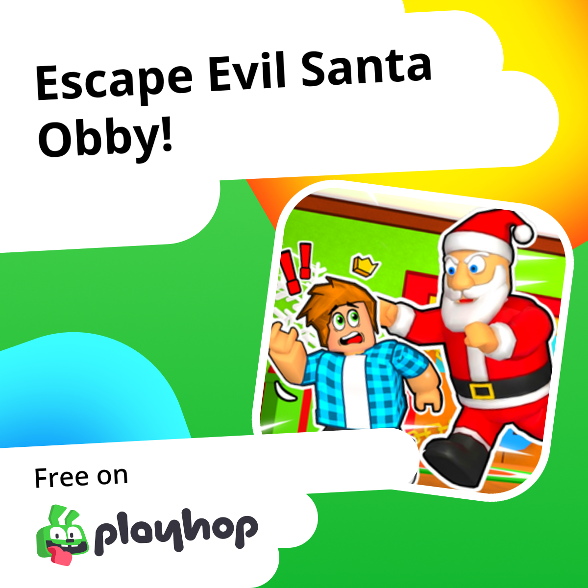 Escape Evil Santa Obby!: Play Online For Free On Playhop