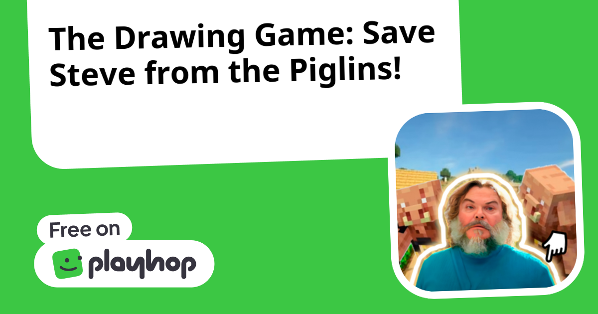 The Drawing Game: Save Steve from the Piglins! (დან Dimatit): ითამაშეთ ...