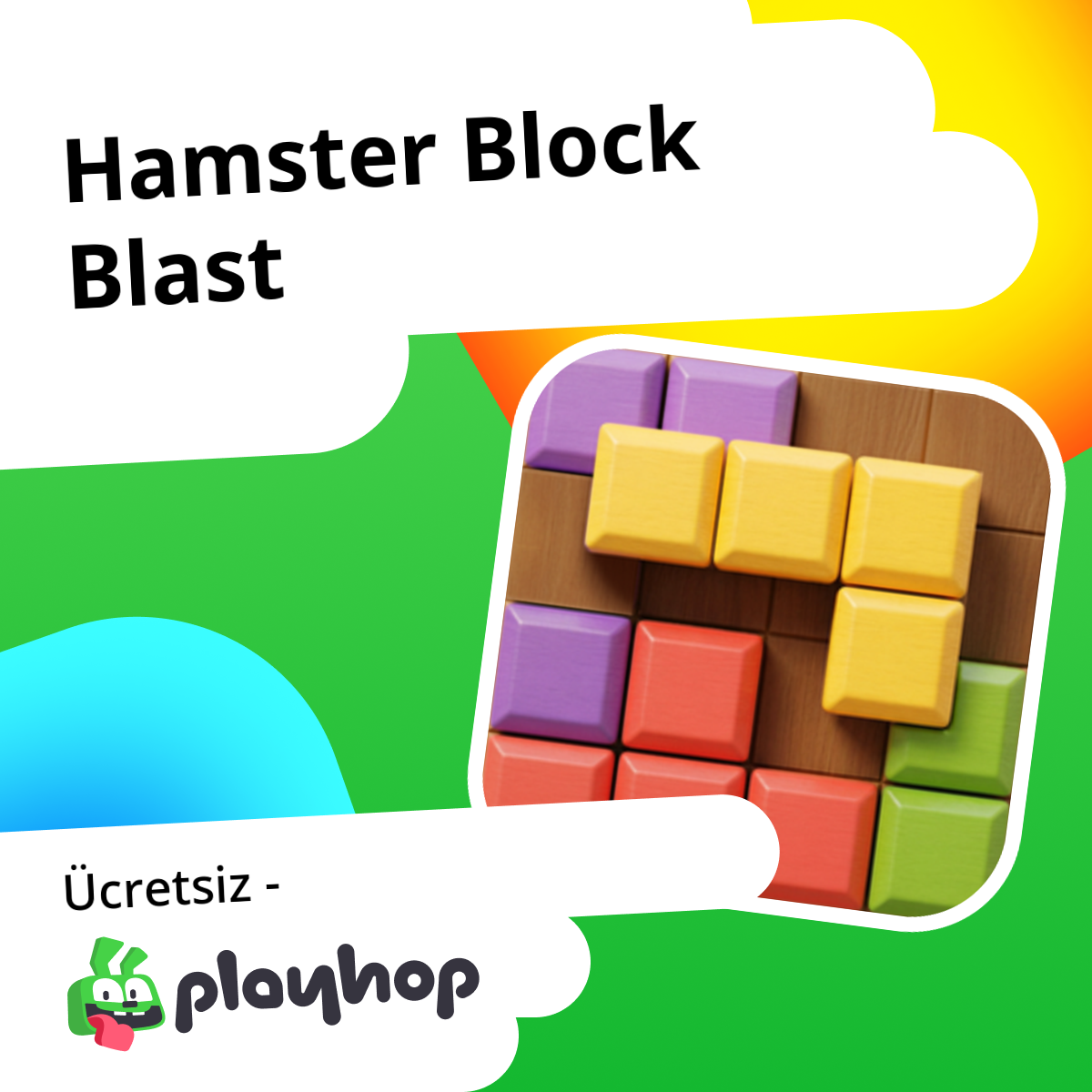 Hamster Block Blast: Playhop'da Ücretsiz Çevrimiçi Oynayın