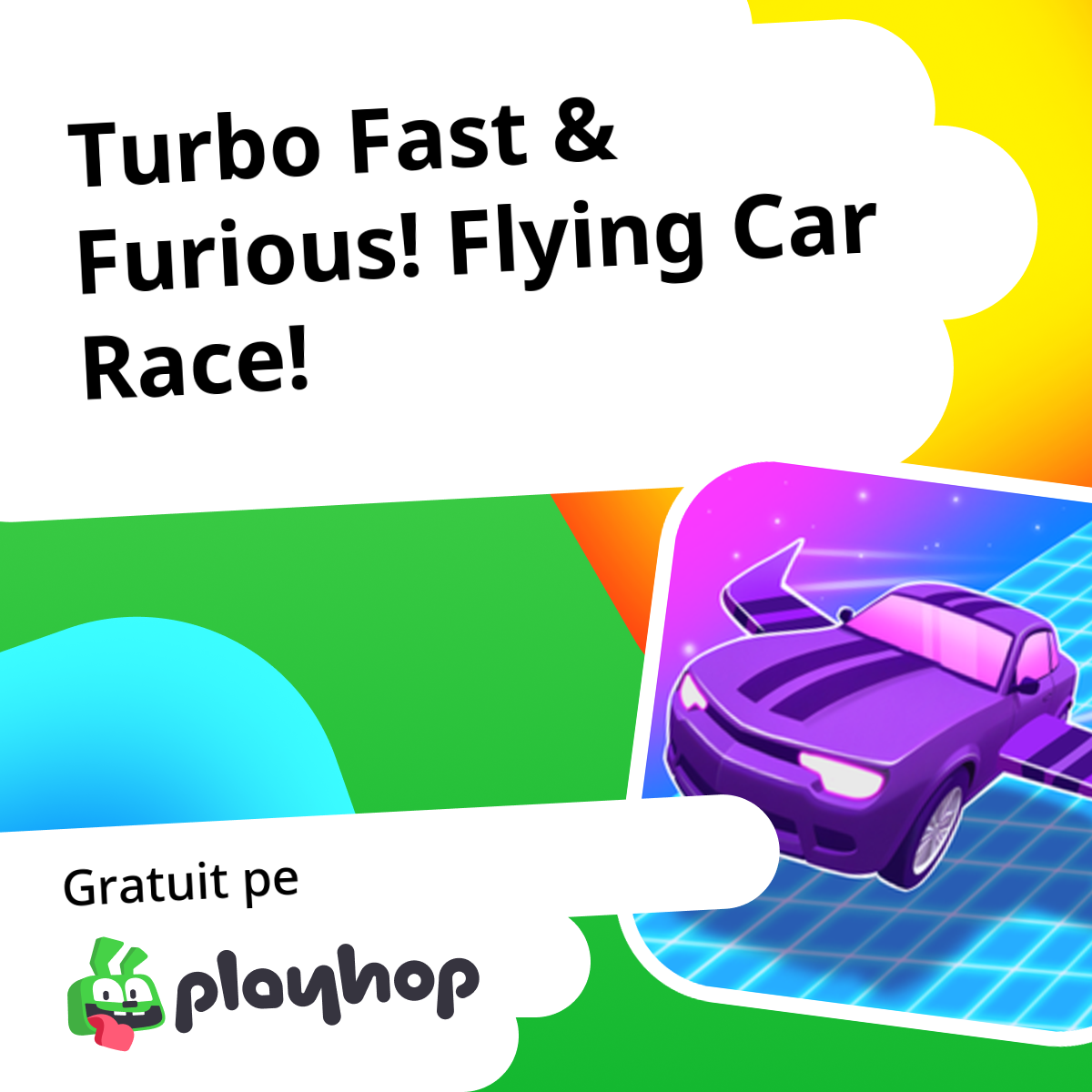 Turbo Fast & Furious! Flying Car Race! (de Eccentric Studio): Joacă ...