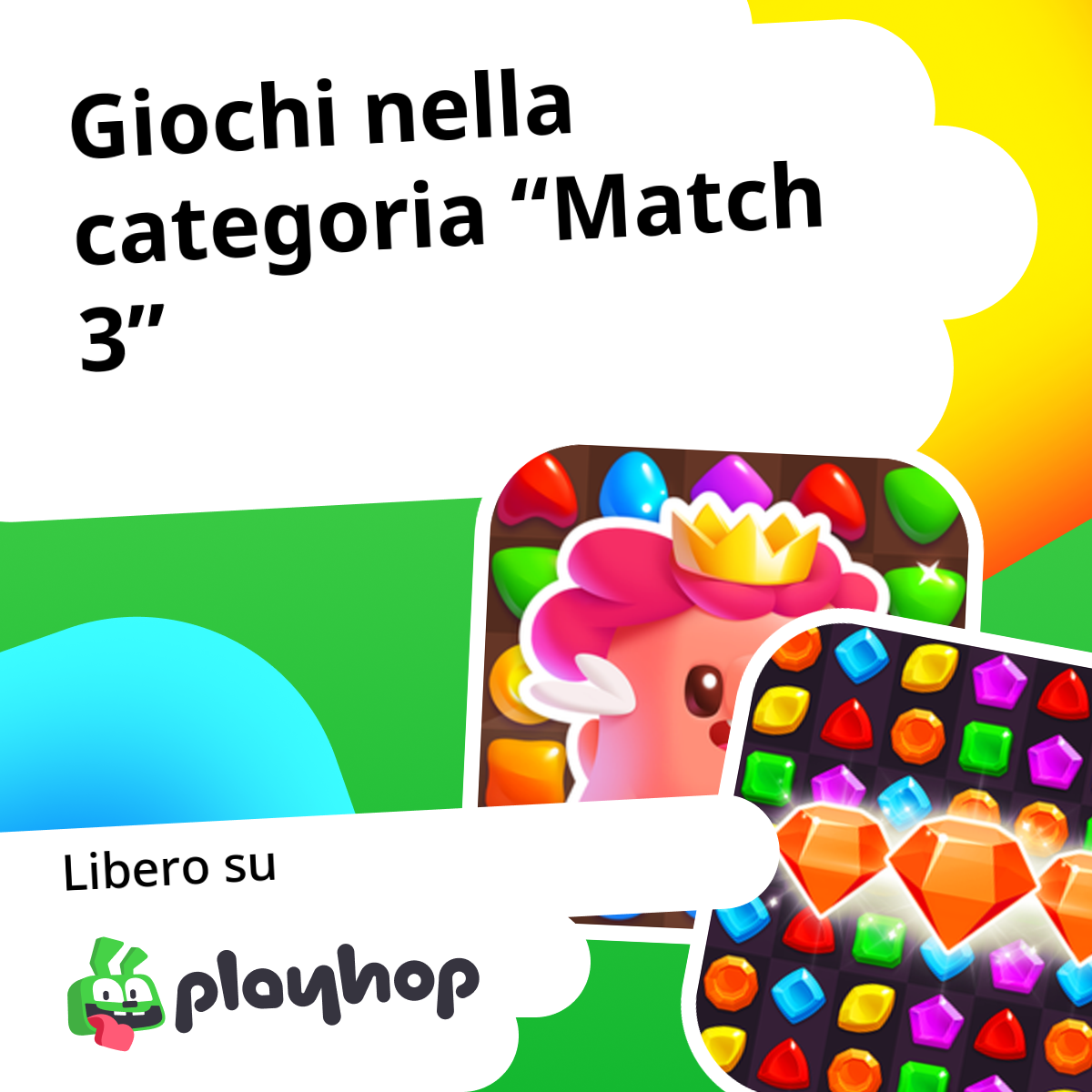Giochi Match 3 online: gioca gratuitamente su Playhop