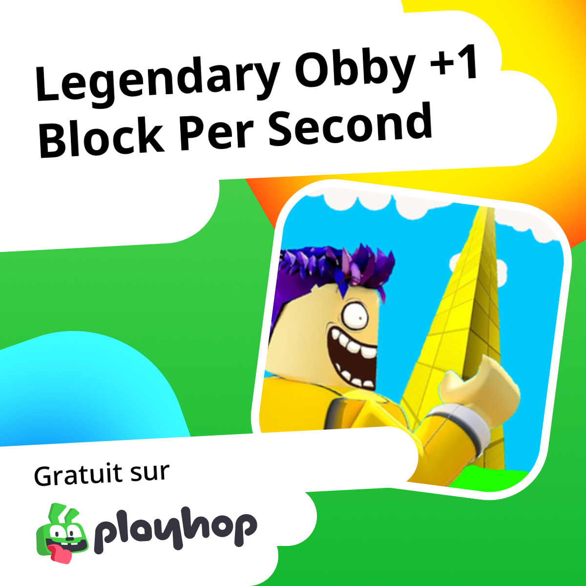 Legendary Obby +1 Block Per Second (par Valek): Jouez En Ligne ...