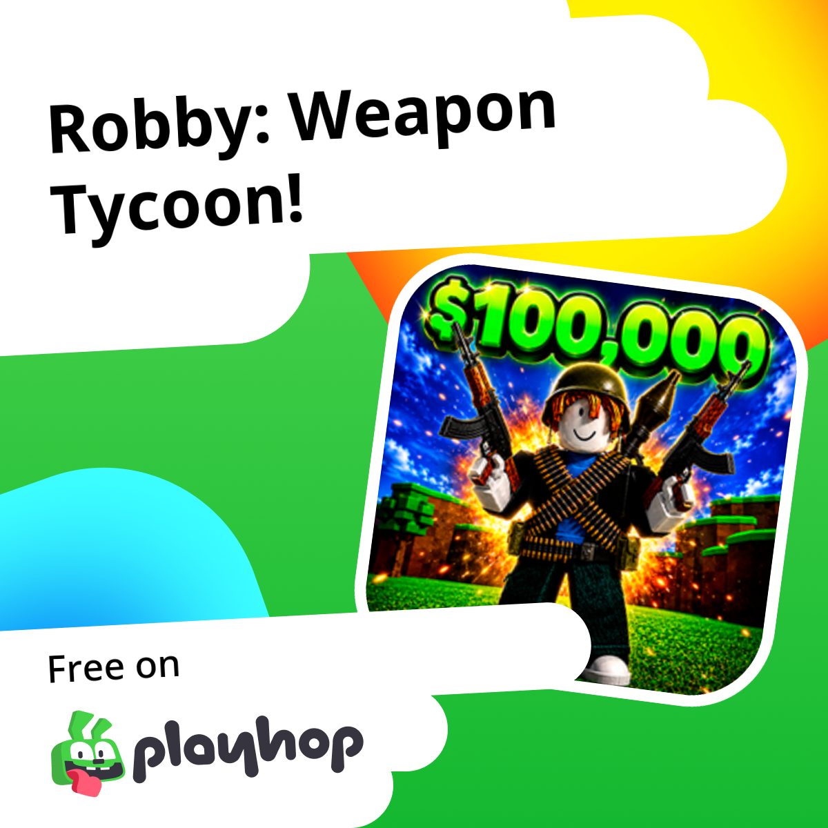 Robby: Weapon Tycoon!: Play Online For Free On Playhop