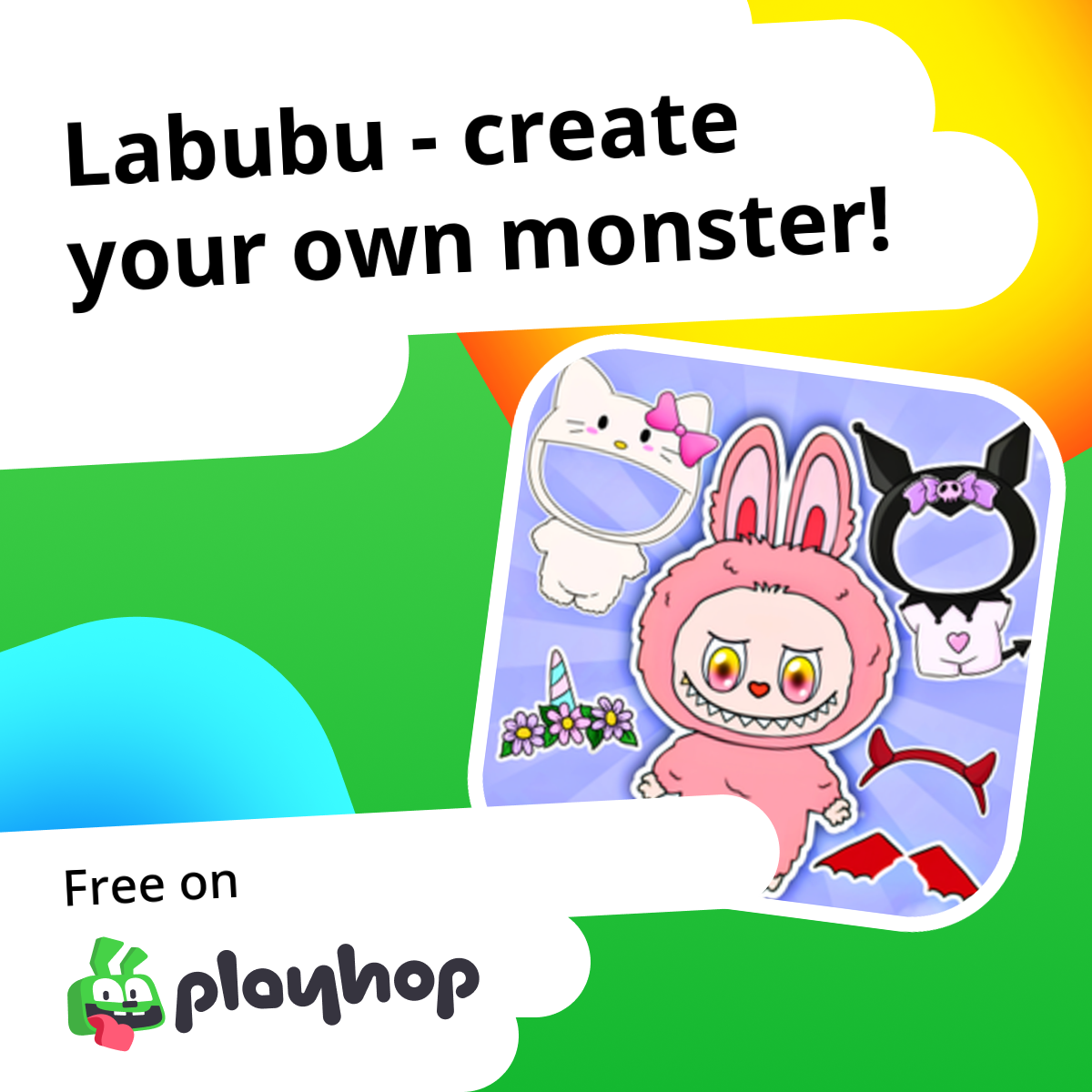 Labubu - create your own monster! (by Kumiho): Play Online For Free On ...