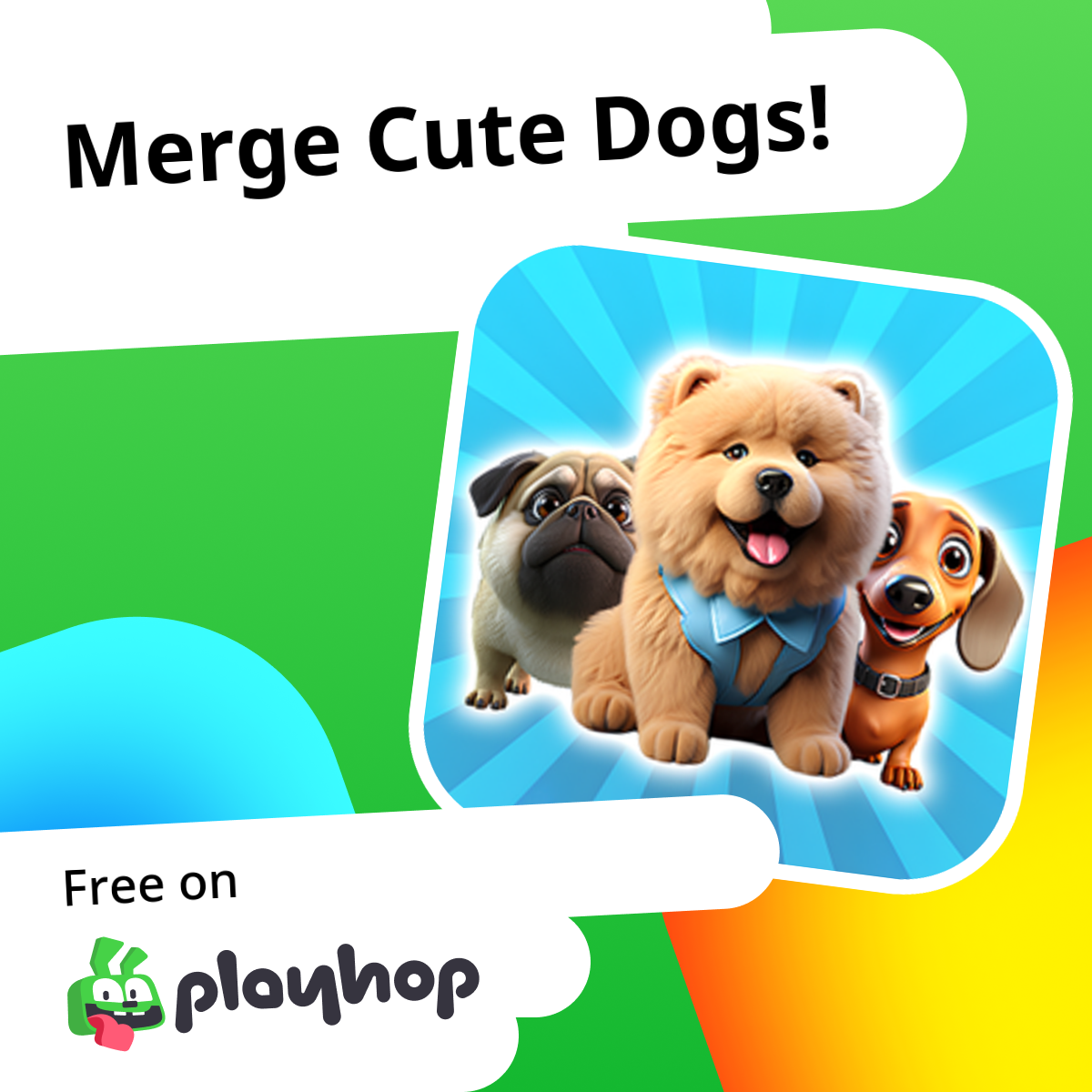 Merge Cute Dogs! (by OneOneGames): Play Online For Free On Playhop