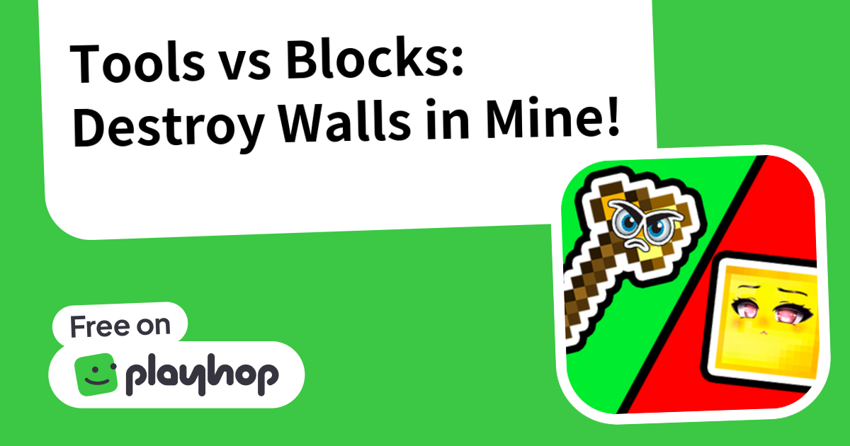 Tools vs Blocks: Destroy Walls in Mine! （wimdreg_kyki開発）: Playhopで無料で ...