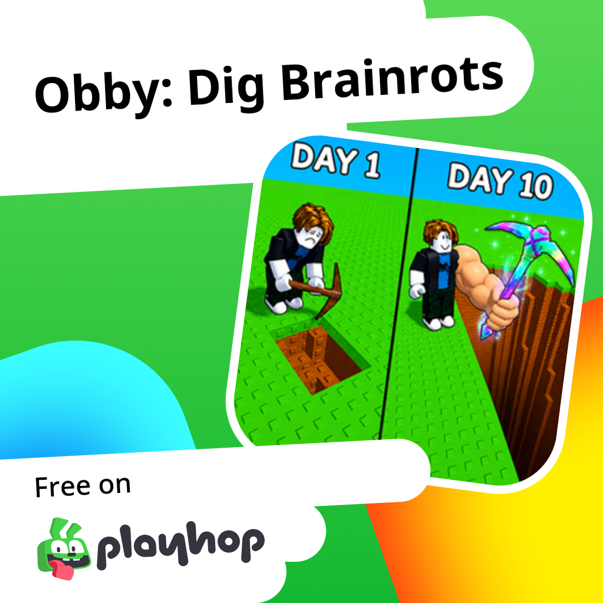 Obby: Dig Brainrots: Play Online For Free On Playhop