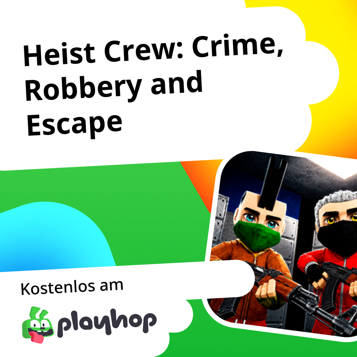 Heist Crew: Crime, Robbery and Escape: Kostenlos online spielen auf Playhop