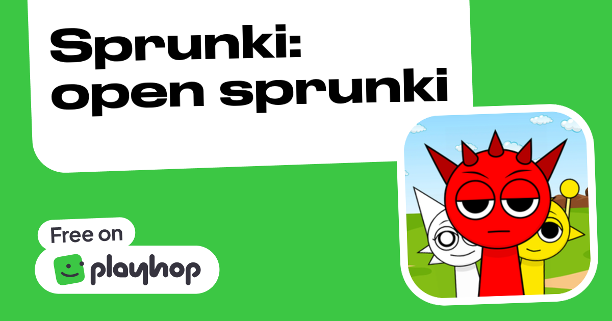Sprunki: open sprunki (per 8bit Ins.): Juega Gratis Online en Playhop