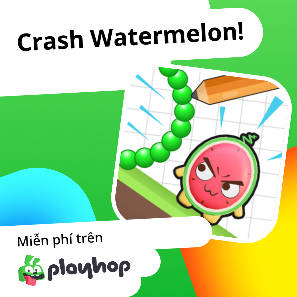 Crash Watermelon! (bởi 313 Games): Chơi Trực Tuyến Miễn Phí Trên Playhop
