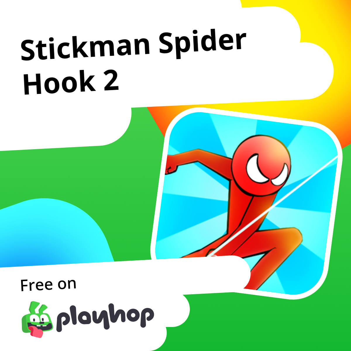 Stickman Spider Hook 2 (توسط New Generation Games): بازی آنلاین به صورت رایگان در Playhop