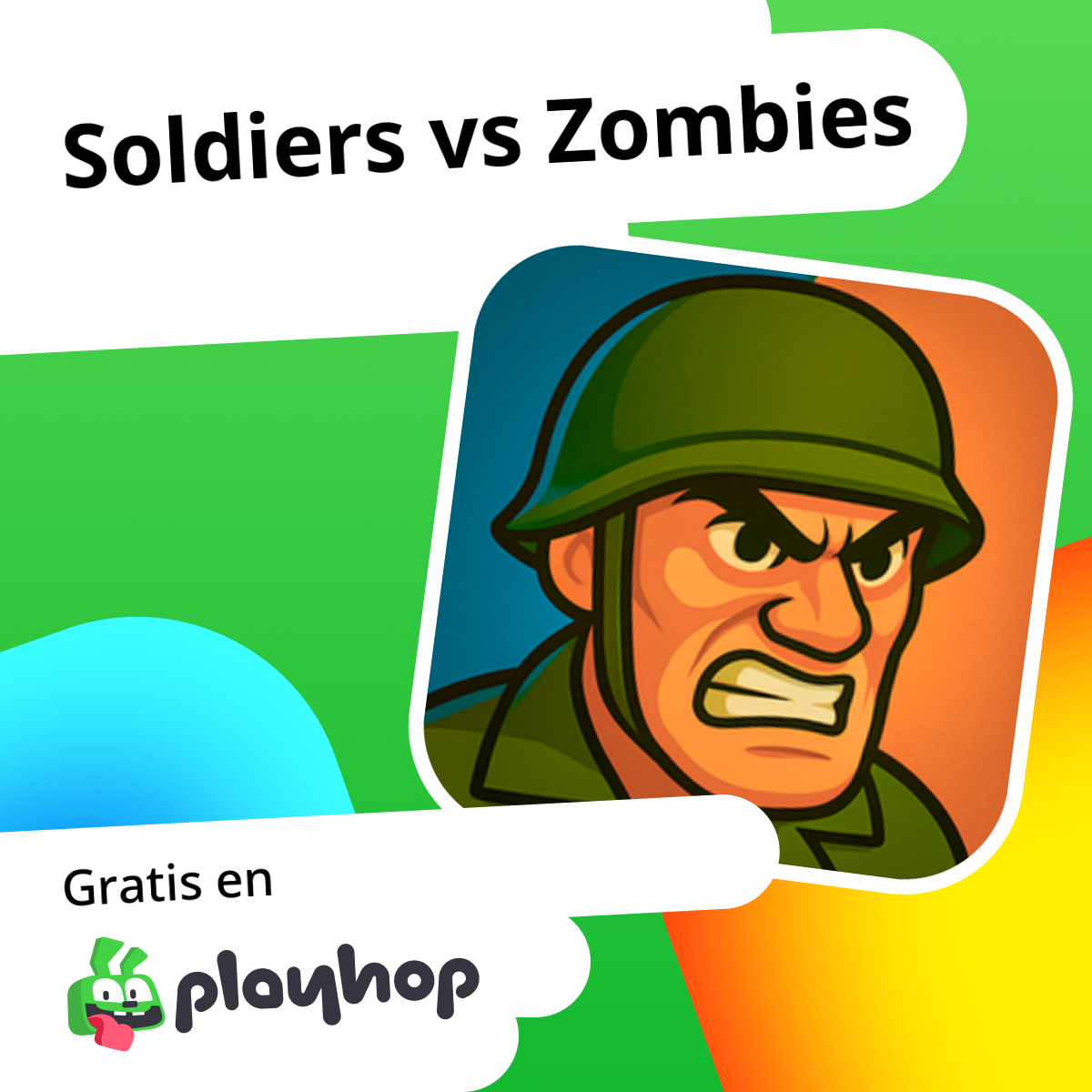Soldiers vs Zombies (por BORNIS GameLab): Juega Gratis Online en Playhop