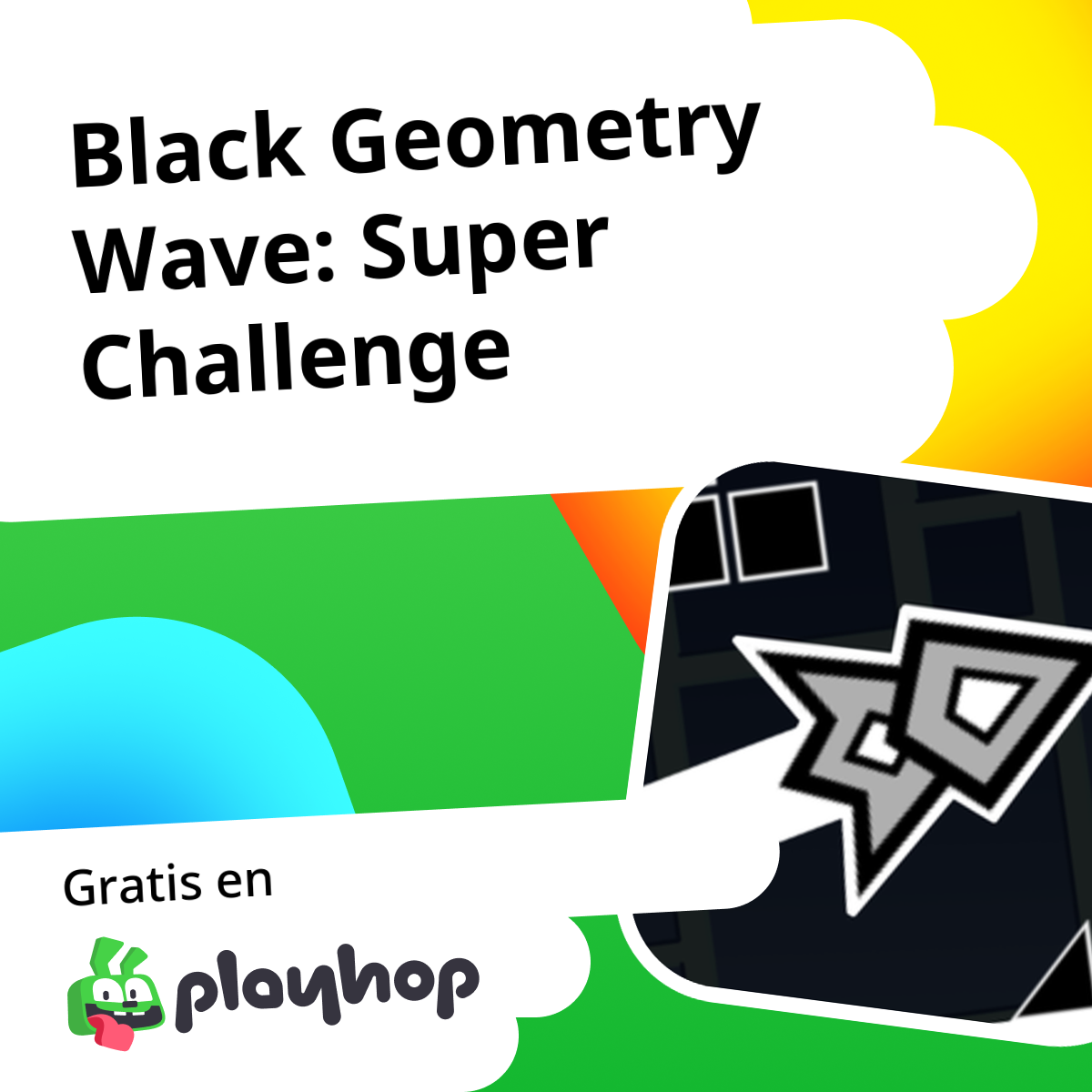 Black Geometry Wave: Super Challenge: Juega en línea gratis en Playhop