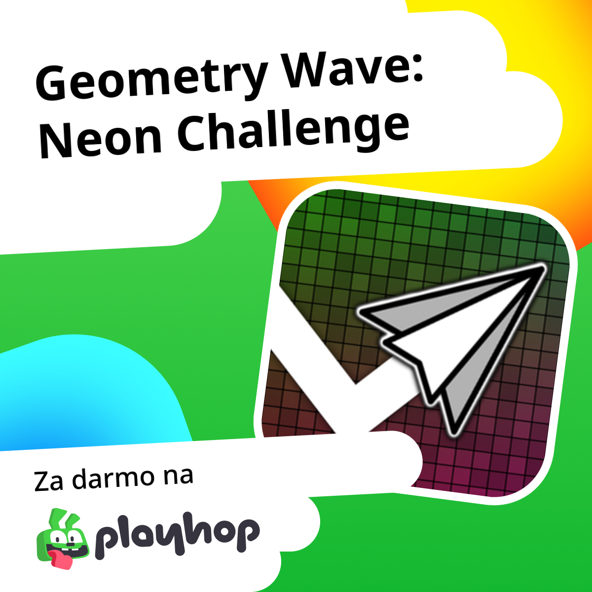Geometry Wave: Neon Challenge: Graj Za Darmo Online w Playhop