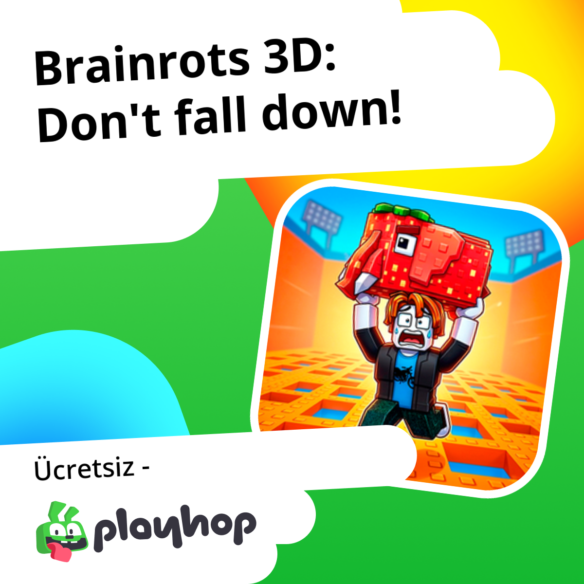 Brainrots 3D: Don't fall down!: Playhop'da Ücretsiz Çevrimiçi Oynayın