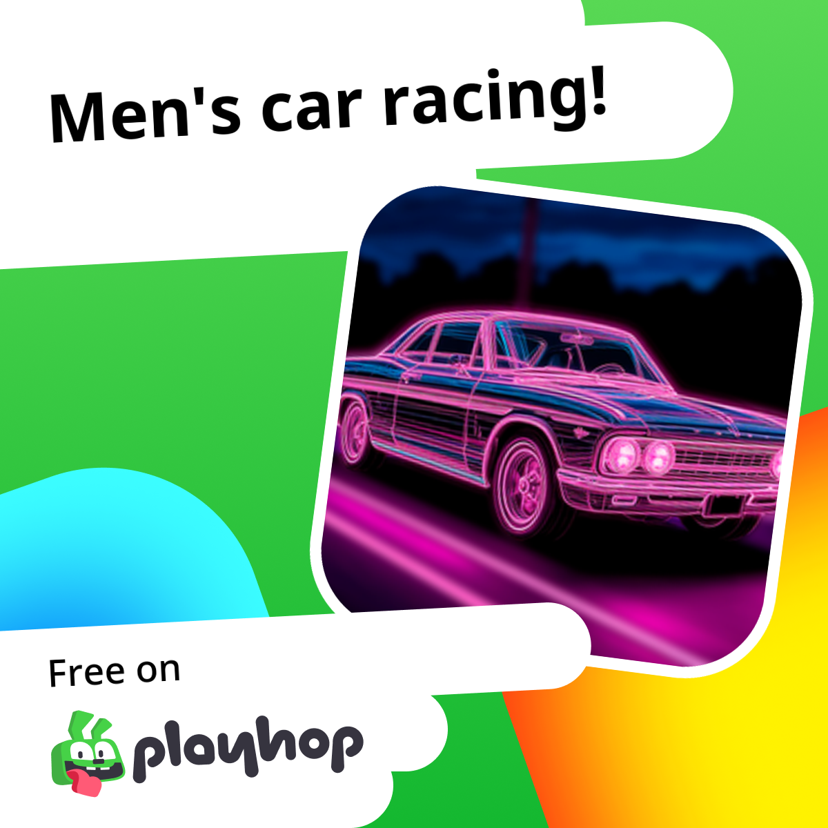 Men's car racing! (by JoyFul SOLO games): Play Online For Free On Playhop