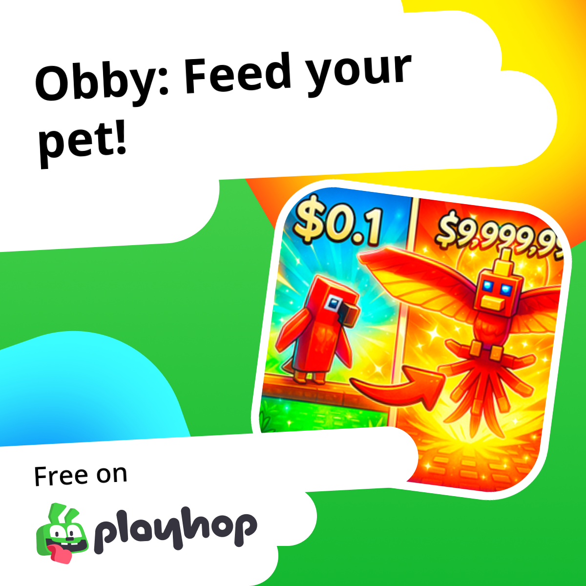Obby: Feed your pet! (by LunaireGames): Play Online For Free On Playhop