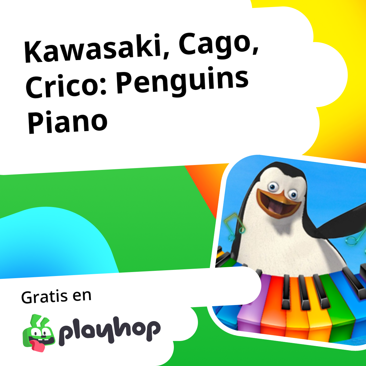 Kawasaki, Cago, Crico: Penguins Piano (por CosmoDev): Juega Gratis ...