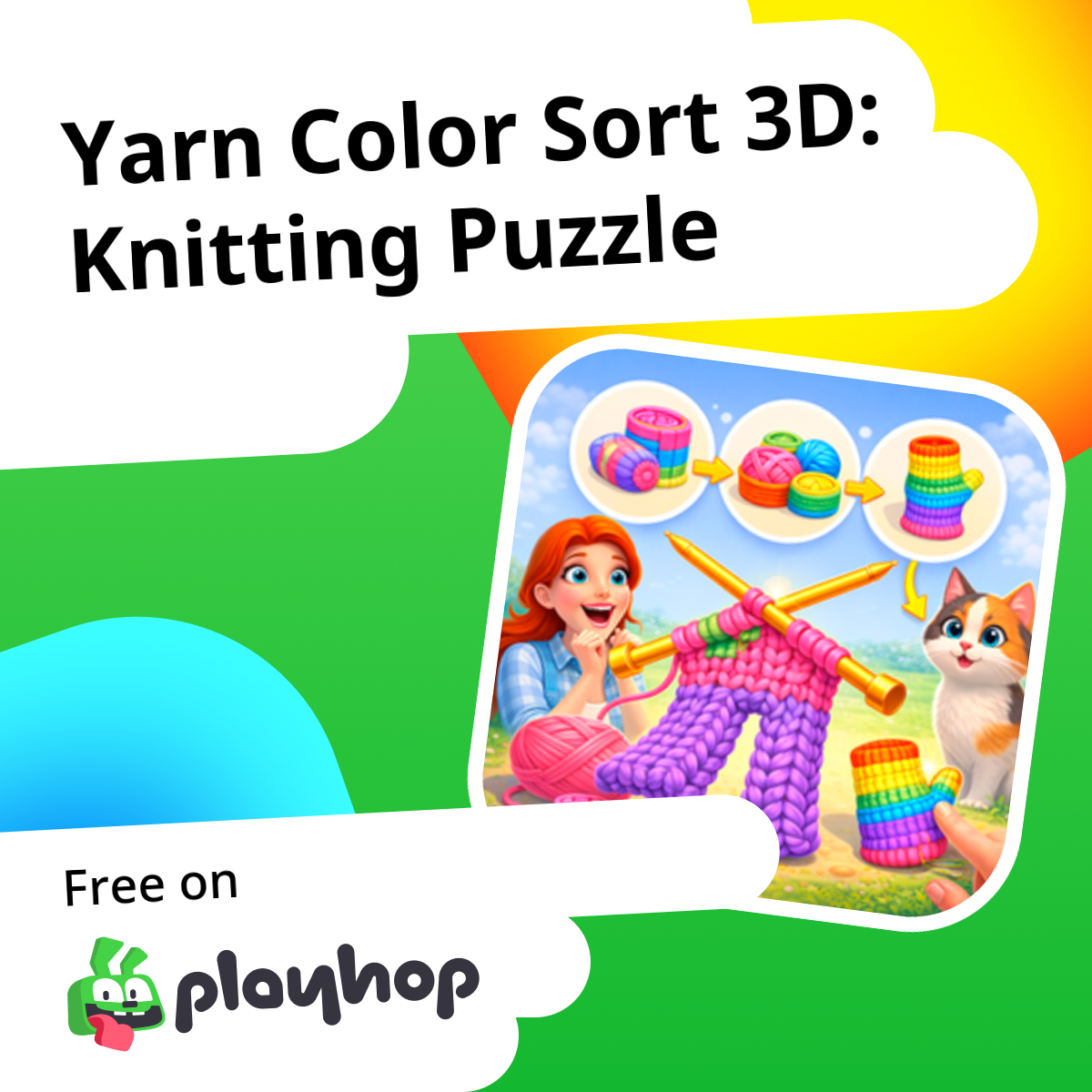 Yarn Color Sort 3D: Knitting Puzzle (by welwise studio): Play Online ...