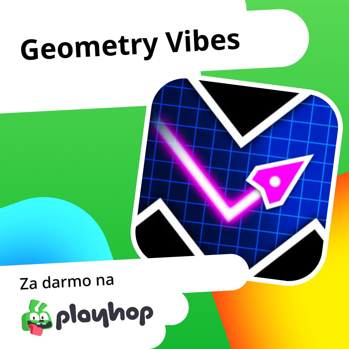 Geometry Vibes (przez gameVgames): Graj Online Za Darmo Na Playhop