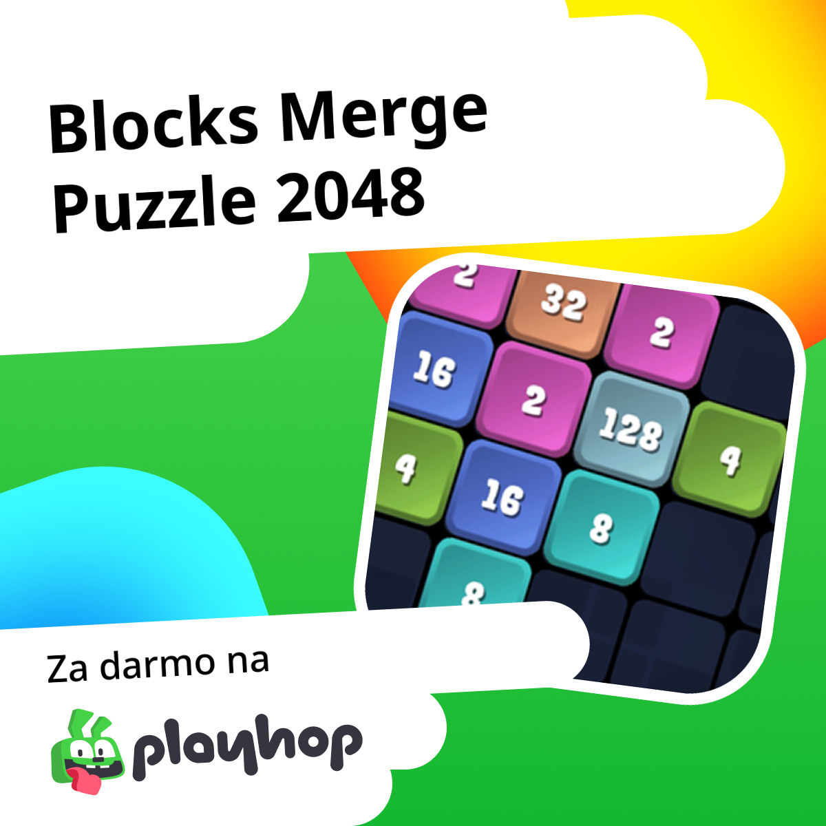 Blocks Merge Puzzle 2048: Graj Za Darmo Online w Playhop