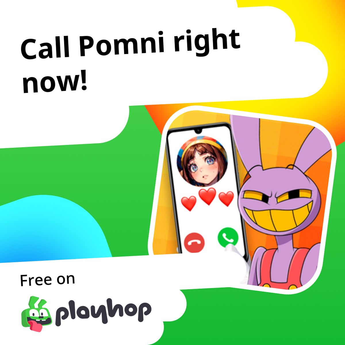 Call Pomni right now! (by Ovosch gejms): Play Online For Free On Playhop