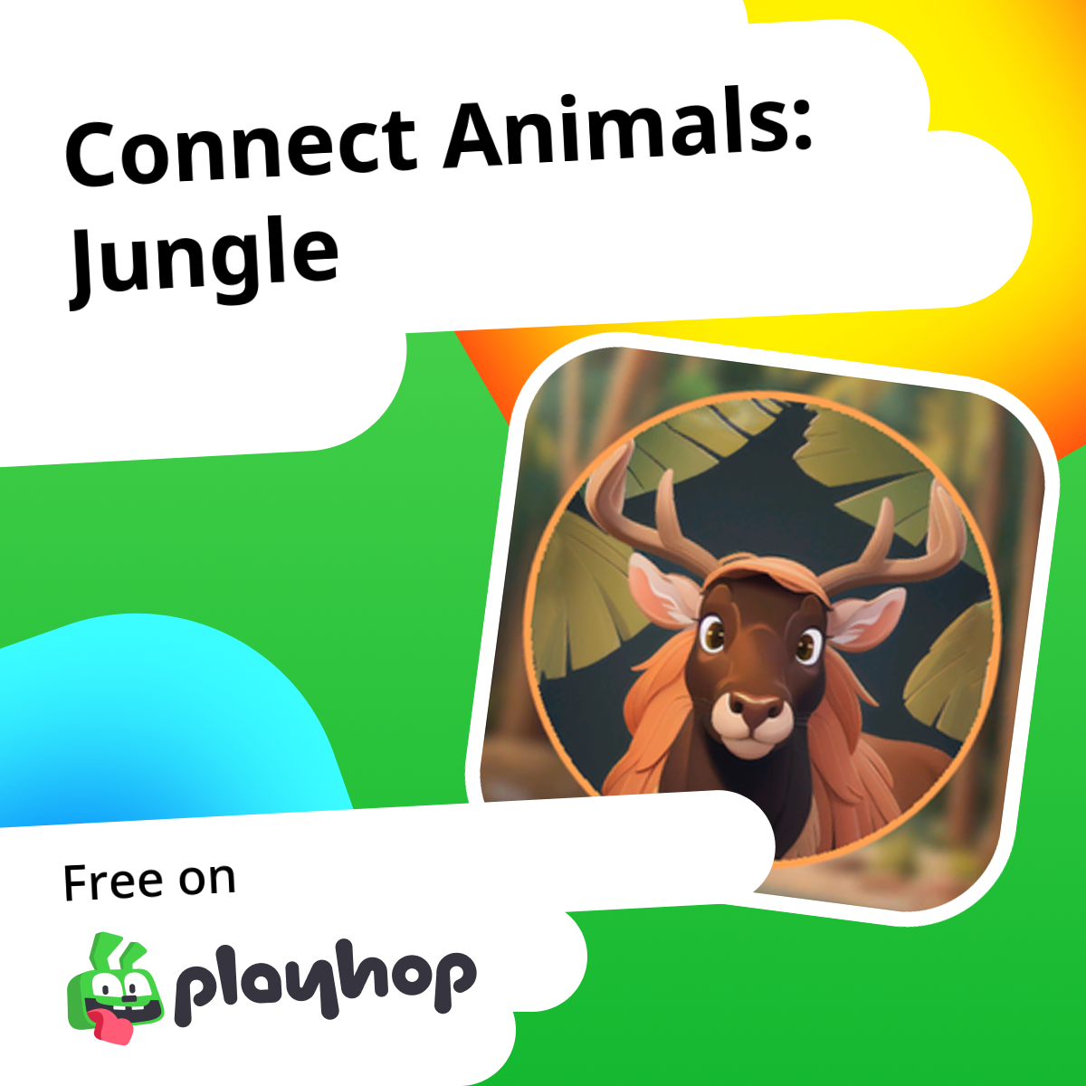 Connect Animals: Jungle (by LIQUIDGAMES): Play Online For Free On Playhop