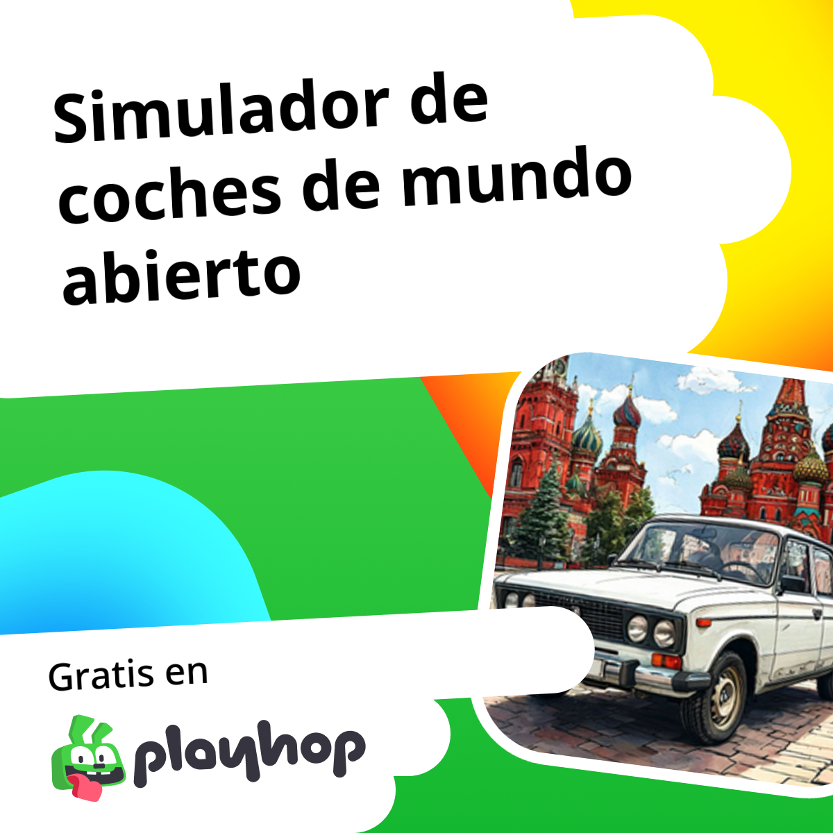 Simulador de coches de mundo abierto (per FENIKSDEV): Juega Gratis Online en Playhop