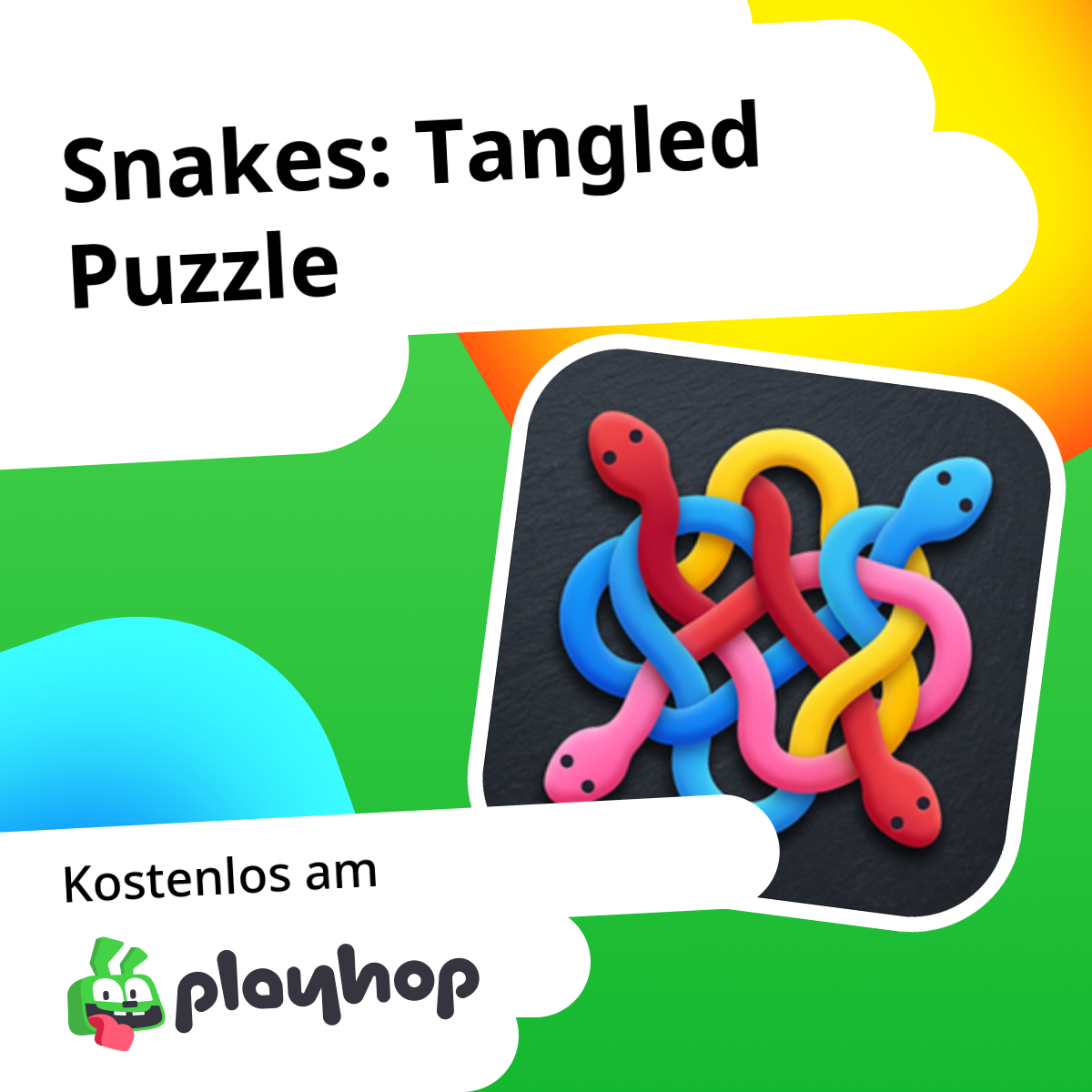 Snakes: Tangled Puzzle: Kostenlos online spielen auf Playhop