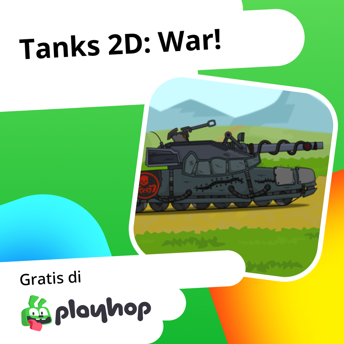 Tanks 2D: War! (oleh MirraGames): Mainkan Online Secara Gratis Di Playhop