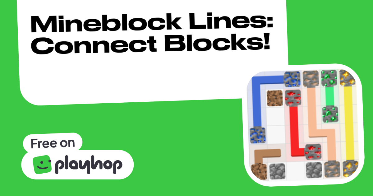 Mineblock Lines: Connect Blocks! (por GreenGames): Jogue Online ...